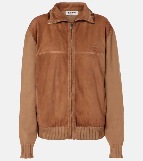 Miu Miu Lamb Leather Jacket