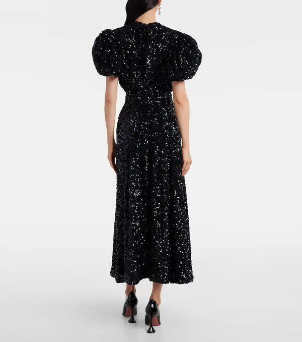 ROTATE BY BIRGER CHRISTENSEN Sequined Cocktail Dress