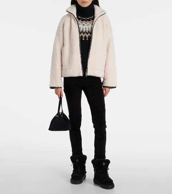 Bogner Katleen Teddy Jacket - White