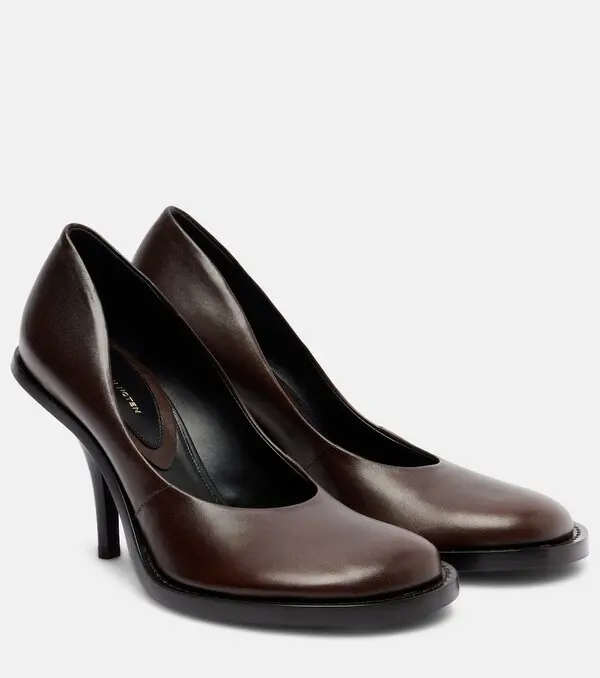 Dries Van Noten Leather Pumps - Brown