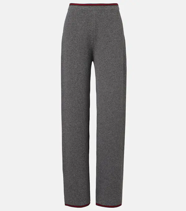 Gucci Ribbed-knit Wool-blend Pants
