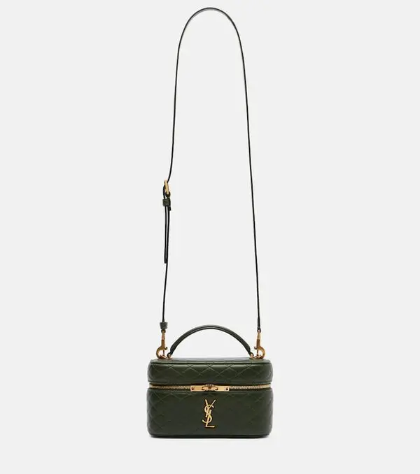 Saint Laurent Gaby Leather Vanity Bag