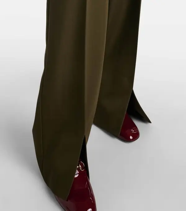Gucci Wide-leg Wool And Mohair Trousers