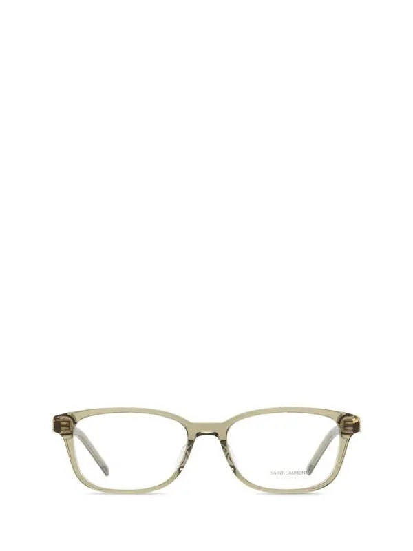 Saint Laurent Rectangular Eyeglasses - Brown
