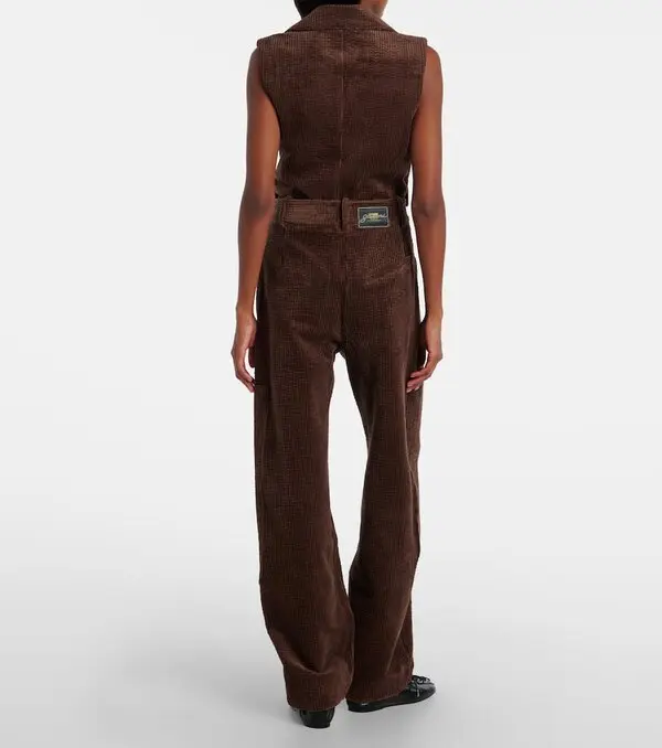 GANNI Cotton Corduroy Cargo Trousers