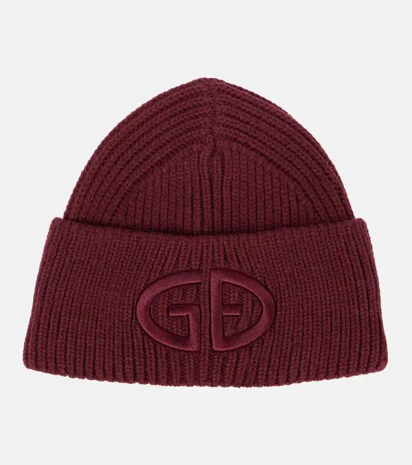 Goldbergh Valerie Ribbed-knit Beanie - Burgundy
