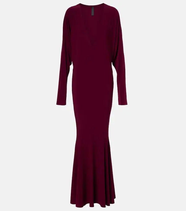 Norma Kamali Flared Gown
