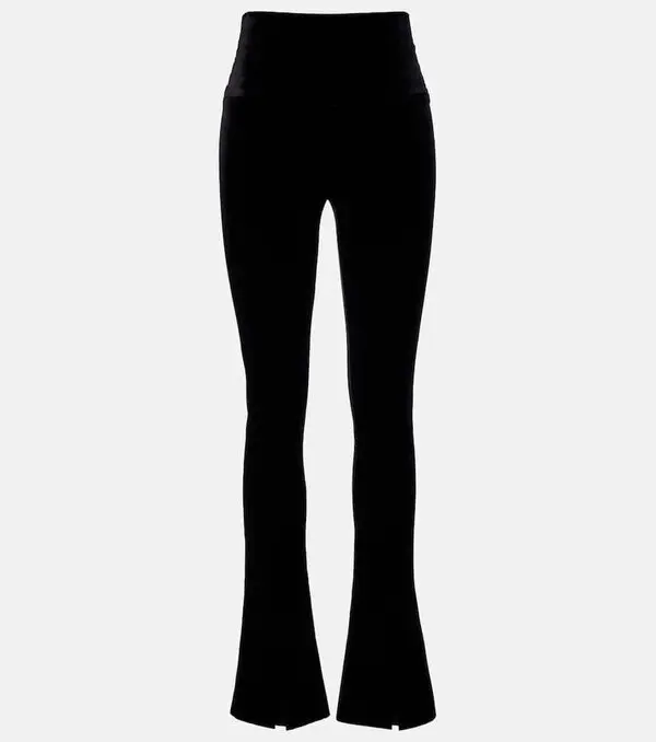 Norma Kamali Velvet Leggings