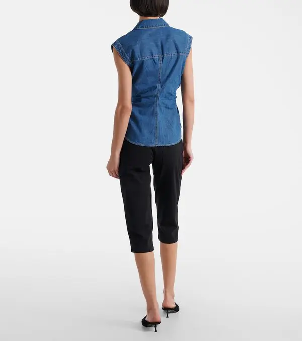 Veronica Beard Sera Denim Top