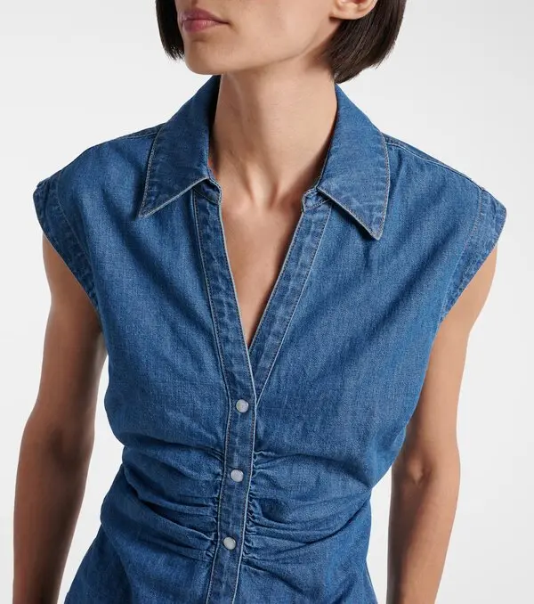 Veronica Beard Sera Denim Top