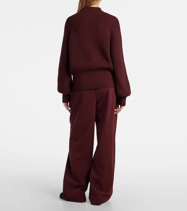 Varley Martina Ribbed-knit Sweater