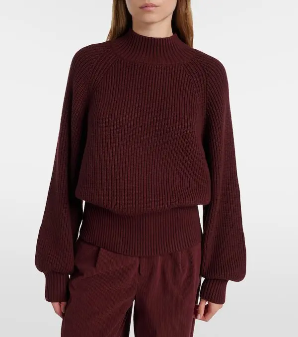 Varley Martina Ribbed-knit Sweater
