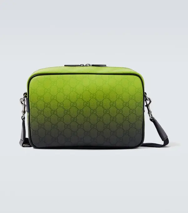 Gucci Gg Ombré Canvas Crossbody Bag - Green