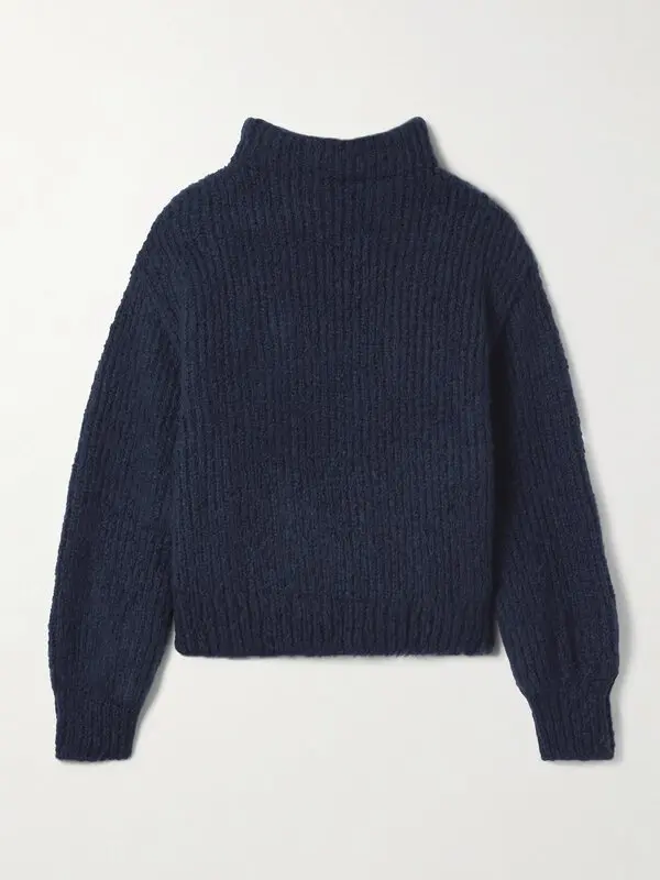 Suzie Kondi Wooli Ribbed Cashmere Sweater - Blue