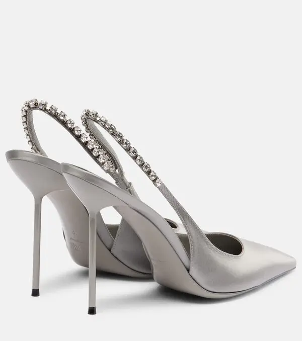 Paris Texas Lidia 105 Embellished Slingback Pumps