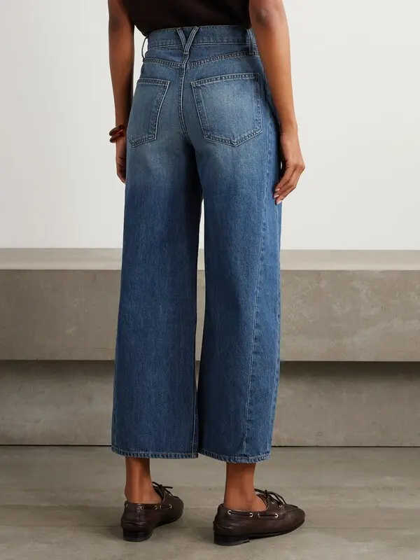 Veronica Beard Ryder High-rise Barrel-leg Jeans