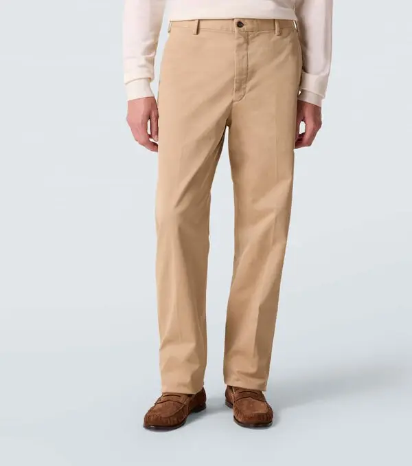 SLOWEAR Cotton Straight Trousers