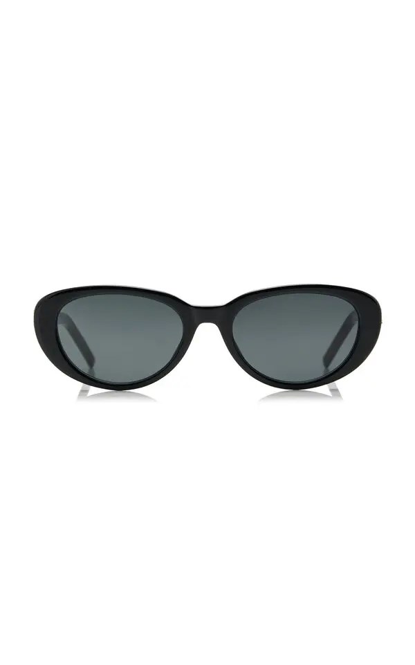Saint Laurent Acetate Cat-eye Sunglasses - Black