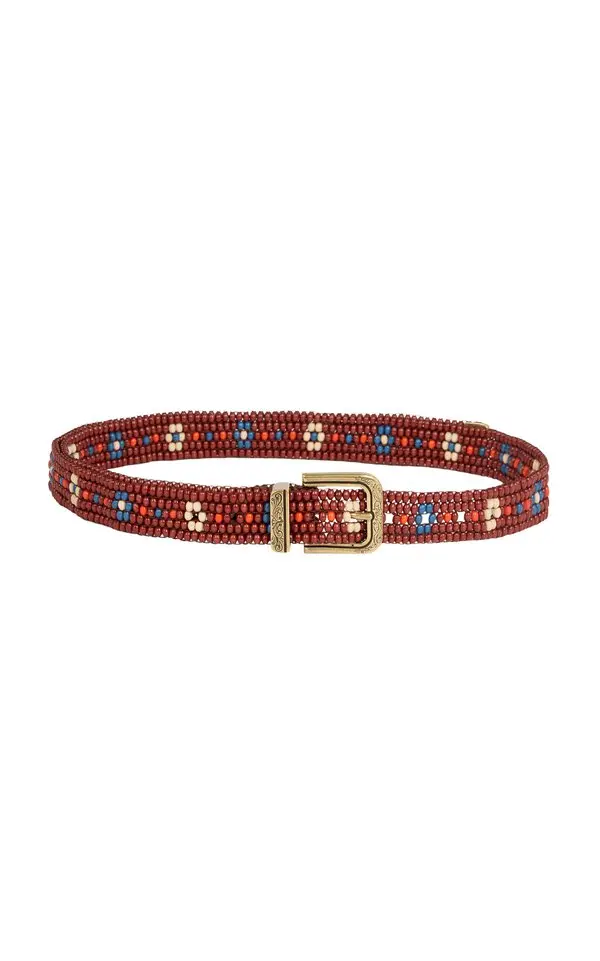 Etro Embroidered Beaded Belt - Multi