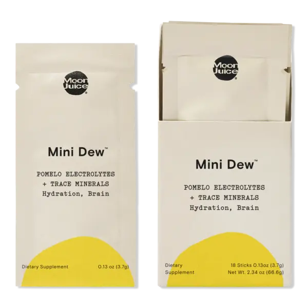 MOON JUICE Mini Dew Electrolyte + Mineral Supplement Powder Sticks, Pomelo Grapefruit - One-color