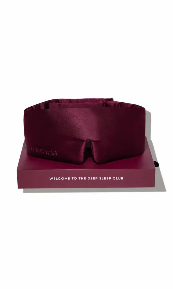 DROWSY Original Silk Sleep Mask - La Vie En Rouge