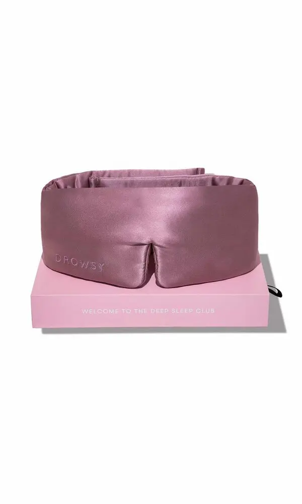 DROWSY Original Silk Sleep Mask - Damask Rose