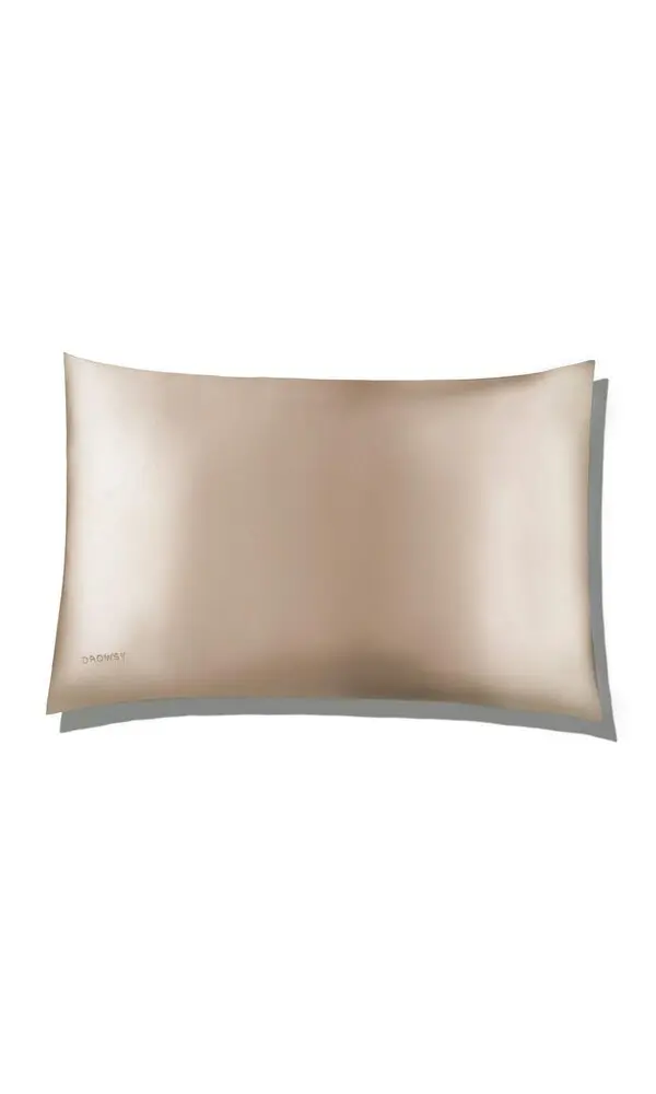 DROWSY Silk Standard Pillowcase - Dusty Gold