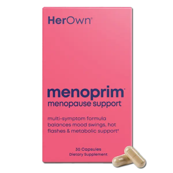 HER OWN Menoprim Capsules: Menopause Support And Balance Mood Swings - One-color