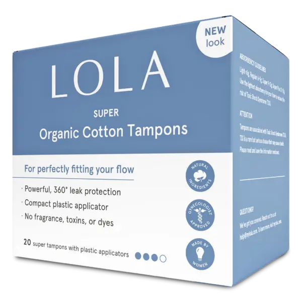 Lola Super Organic Cotton Tampons - One-color