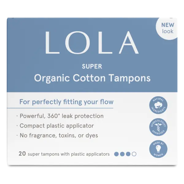 Lola Super Organic Cotton Tampons - One-color