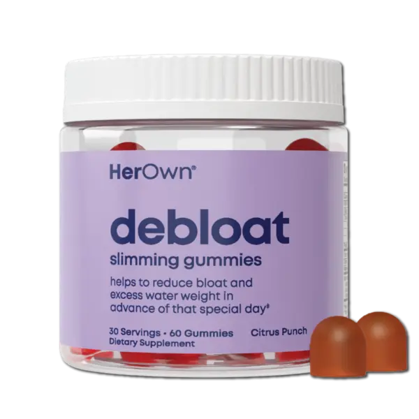 HER OWN Debloat Gummies: Helps Reduce Bloat And Water Retention, Slimming Gummies - One-color