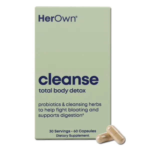 HER OWN Cleanse Capsules: Fight Bloating And Support Digestion - One-color