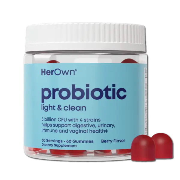 HER OWN Probiotic Gummies: Supports Digestive, Urinary And Vaginal Health - One-color