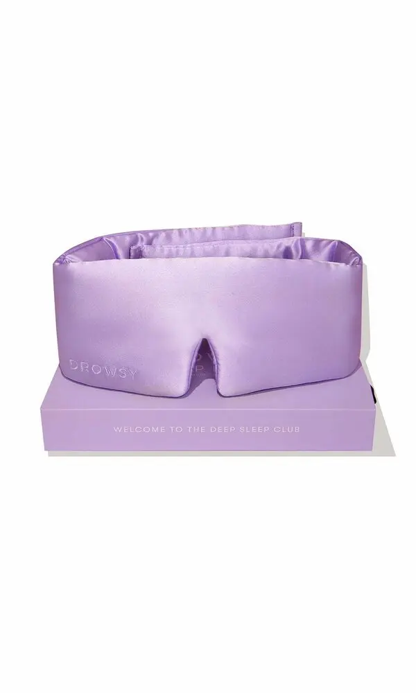 DROWSY Original Silk Sleep Mask - Lavender Haze