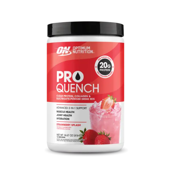 OPTIMUM NUTRITION Proquench Whey + Collagen Protein Powder Strawberry - One-color