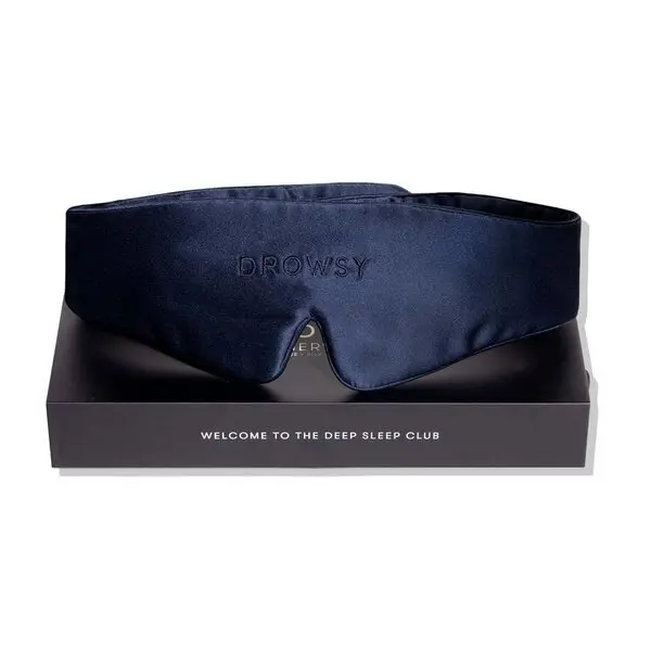 DROWSY Featherweight Silk Sleep Mask - Midnight Blue