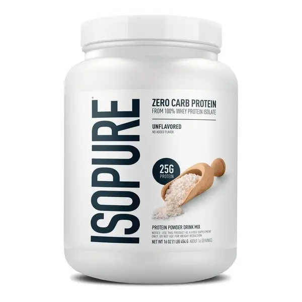 ISOPURE PROTEIN Zero Carb Protein Powder Unflavored - One-color