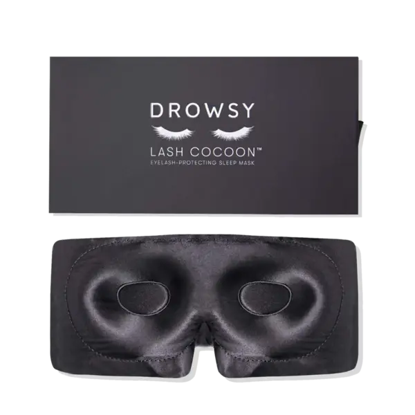 DROWSY Eyelash Protecting Silk Sleep Mask - Moonlight Shadow