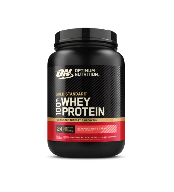 OPTIMUM NUTRITION Gold Standard 100% Whey Protein Powder Strawberries & Cream - One-color