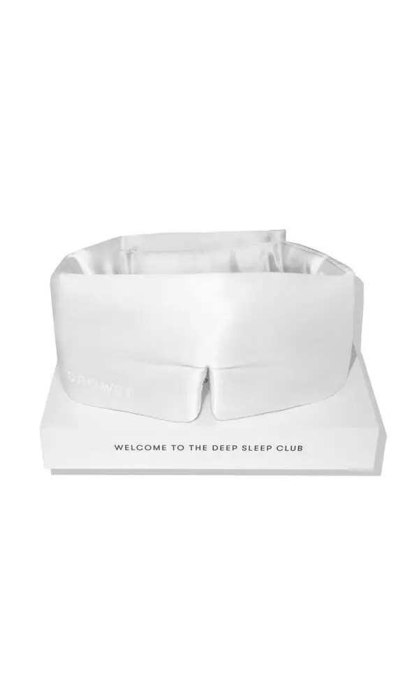 DROWSY Original Silk Sleep Mask - Akoya Pearl