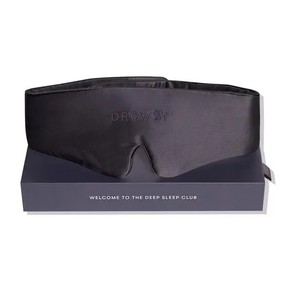 DROWSY Featherweight Silk Sleep Mask - Moonlight Shadow
