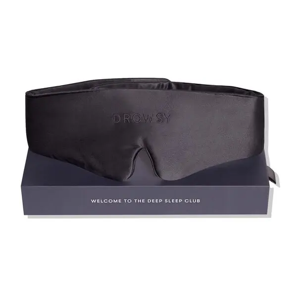 DROWSY Featherweight Silk Sleep Mask - Moonlight Shadow