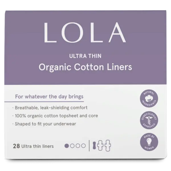 Lola Ultra Thin Organic Cotton Liners - One-color