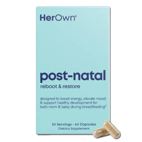 HER OWN Post-natal Capsules: Postpartum Recovery Vitamins - One-color