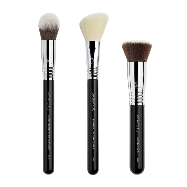 SIGMA BEAUTY Best-selling Face Brush Trio - One-color