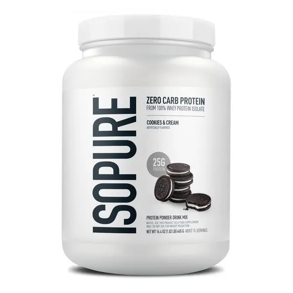 ISOPURE PROTEIN Low Carb Protein Powder Cookies & Cream - One-color