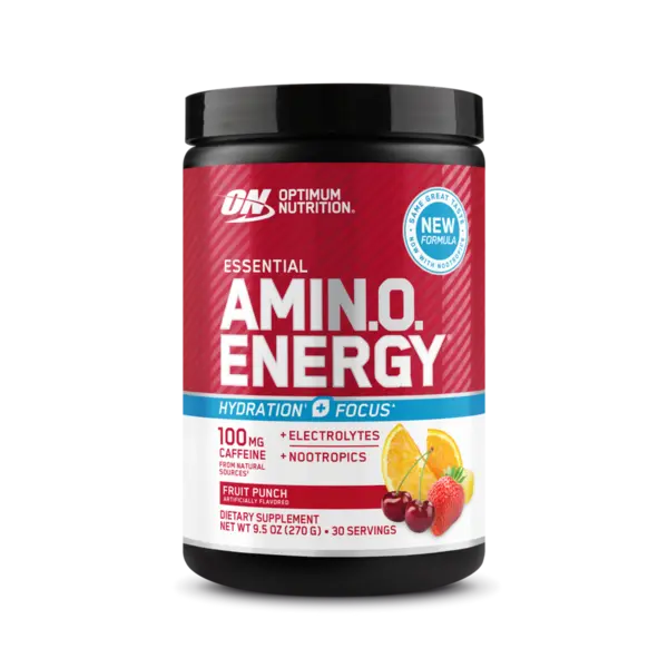 OPTIMUM NUTRITION Amino Energy + Focus Powder Fruit Punch - One-color