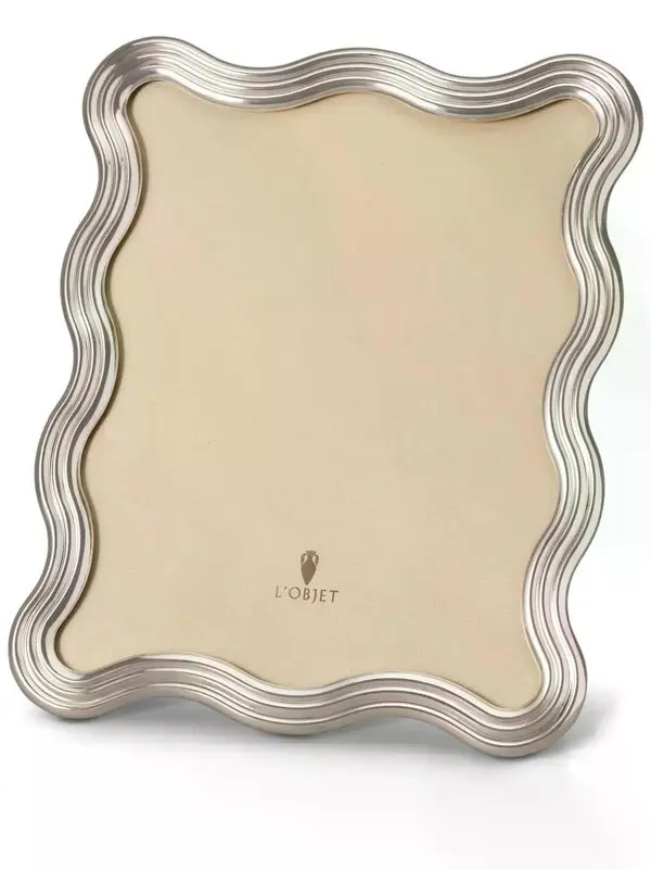 L'Objet Ripple Photo Frame - Silver
