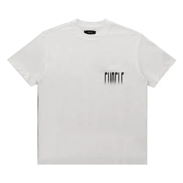 PURPLE BRAND Textured T-shirt - White
