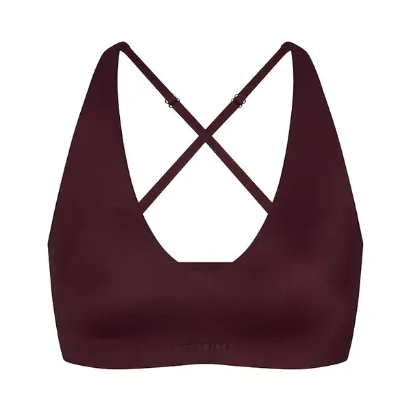 NIKESKIMS Shine V-neck Bra 'currant